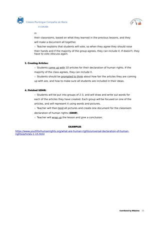 Education for Sustainable Development-Lesson Plan | PDF | Educational ...