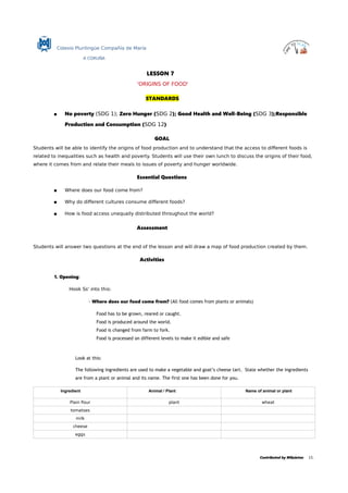 Education for Sustainable Development-Lesson Plan | PDF | Educational ...