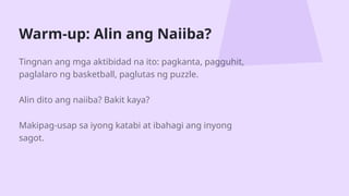 Lesson plan_ ESP Grade 7 Natutukoy ang kanyang mga talento at kakayahan ...