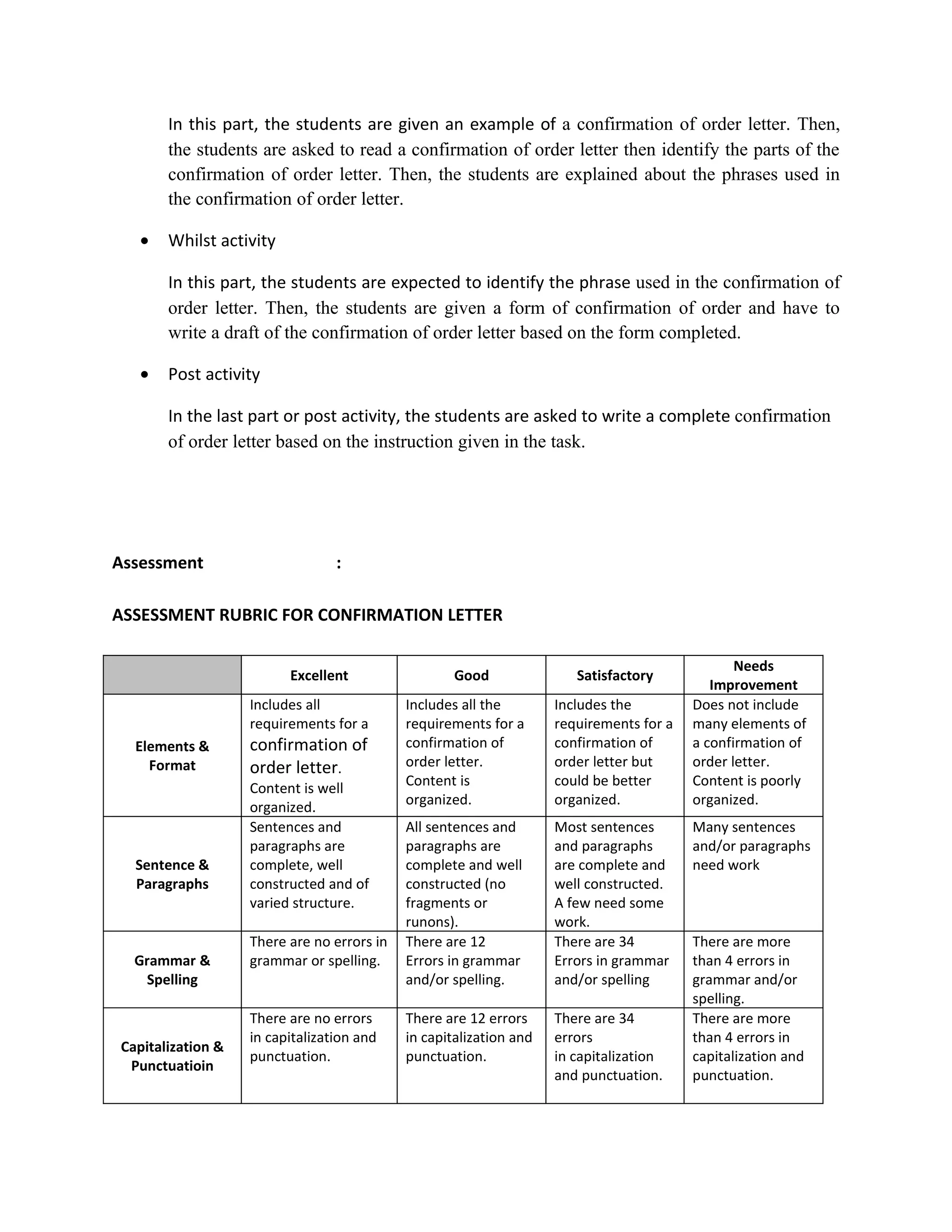 ESP-Lesson Plan secretary rini | DOC | Educational Assessment | Education