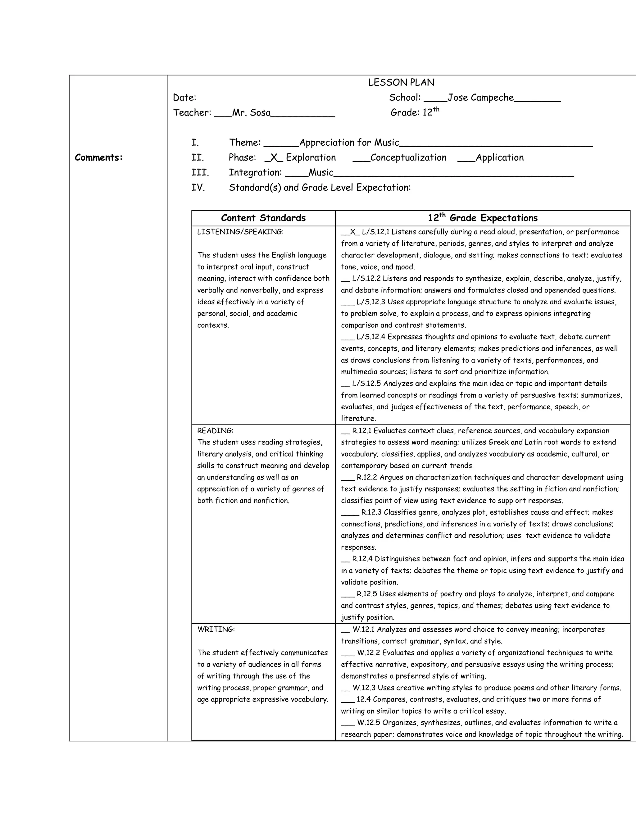 Lesson plan exploration revised | DOCX