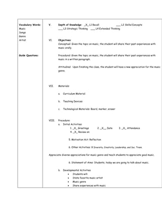 Lesson plan exploration revised | DOCX