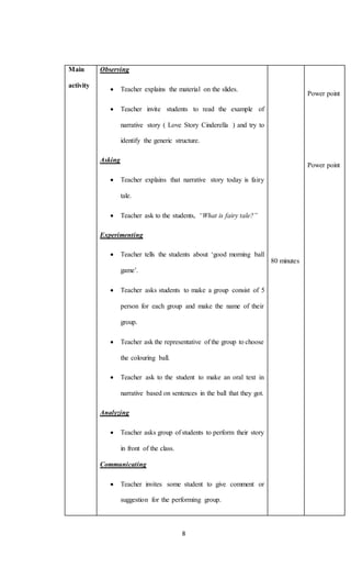 Lesson plan fairytale | DOCX