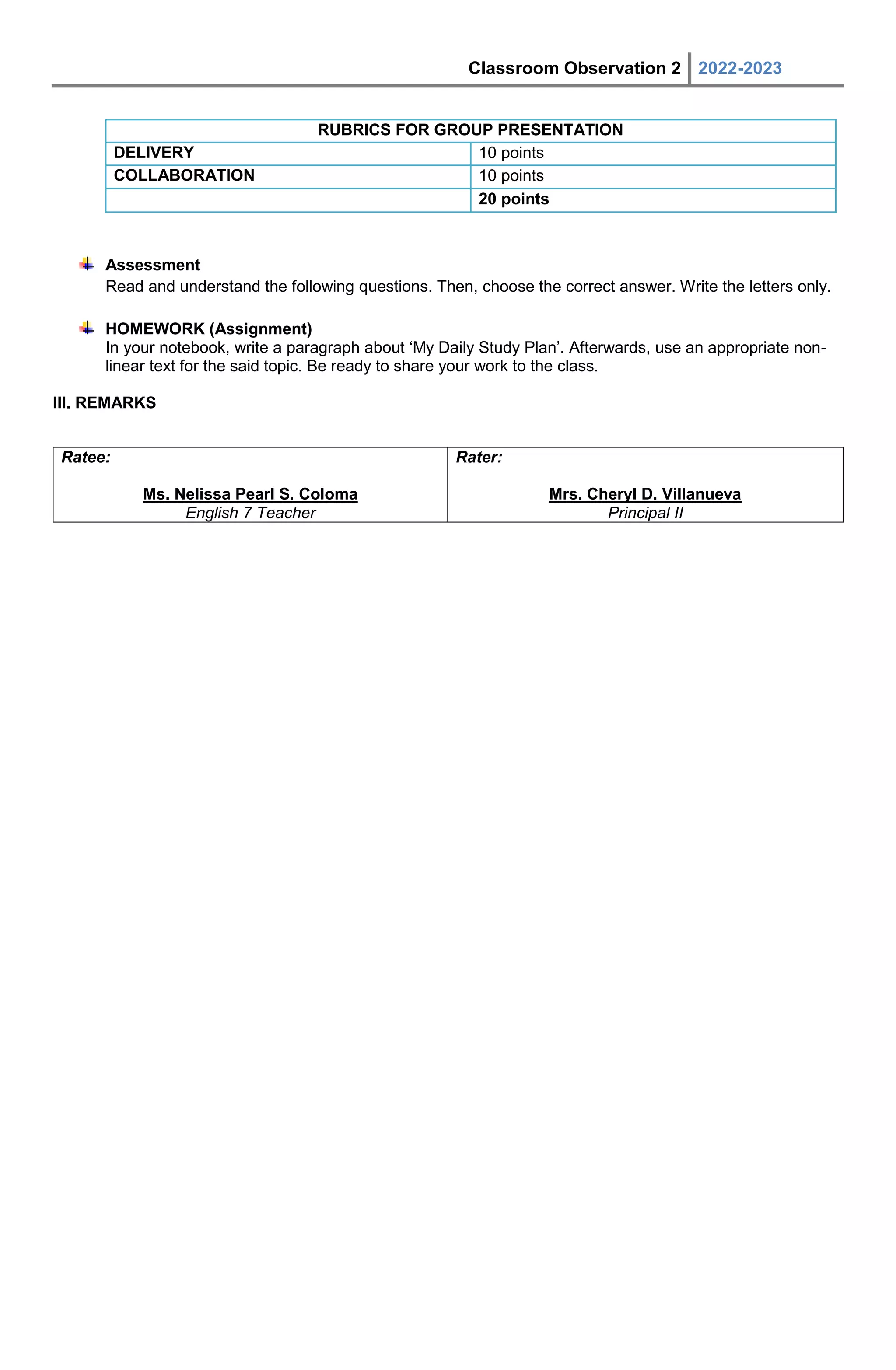 Lesson Plan for English 7-Linear & non-linear text.docx