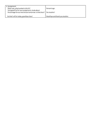 Ratio and Proportion Lesson Plan for Grade 5 | DOCX