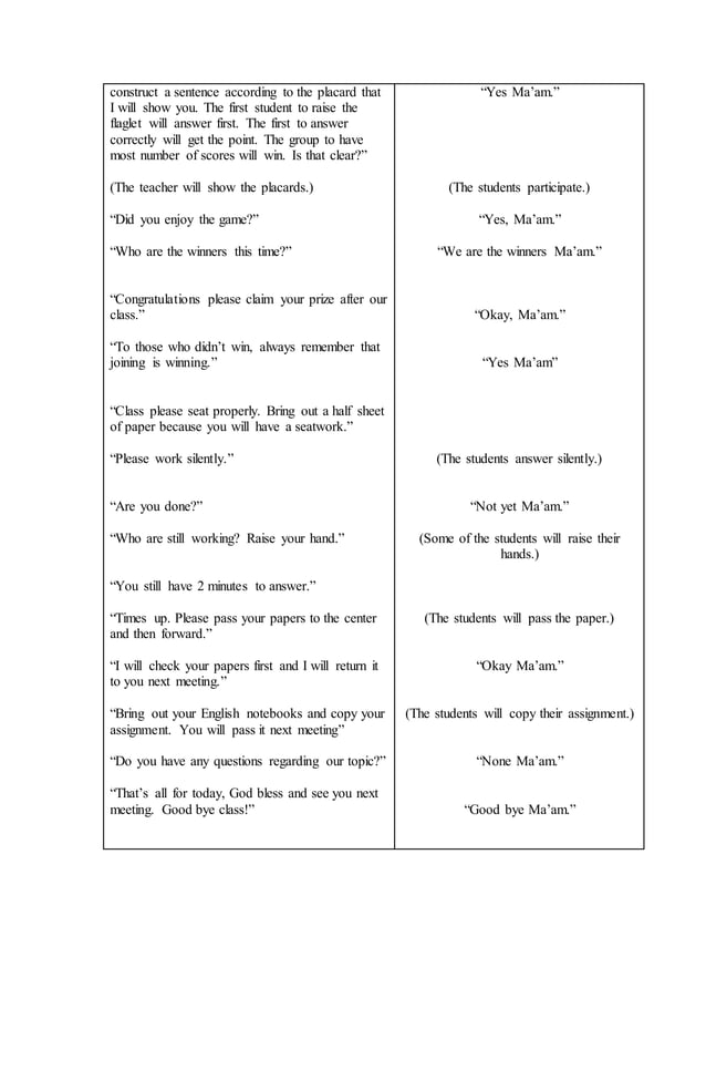 Verb Tenses Lesson Plan