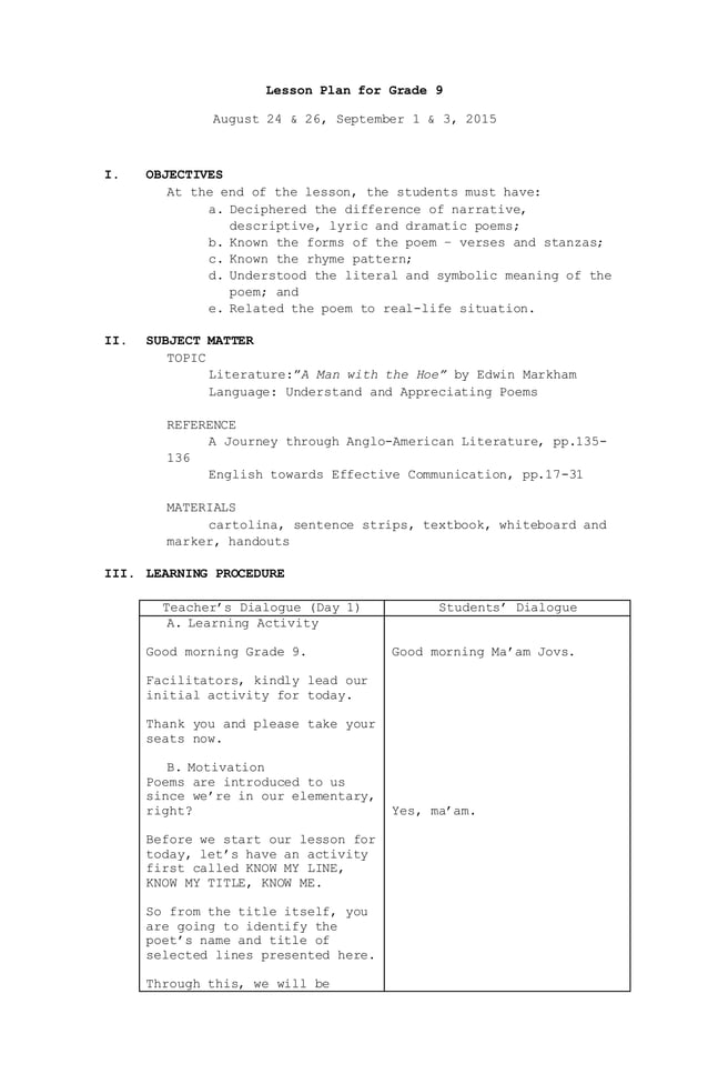 Understanding and Appreciating Poems | DOCX | Poetry | Books and Literature