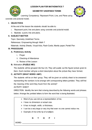 LESSON PLAN FOR MATHEMATICS 7.docx