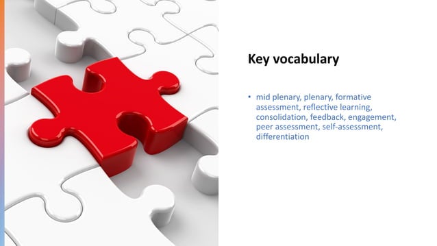 Lesson Plan for Effective lesson plenary -Prakash .A. Nair | PPT
