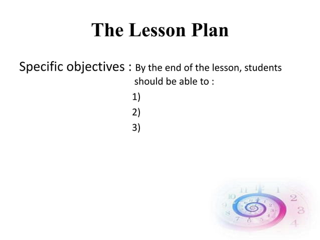 Lesson plan for teaching literature component for tertiary | PPT