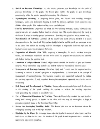 Lesson plan for_teaching_process | DOCX | Educational Assessment ...