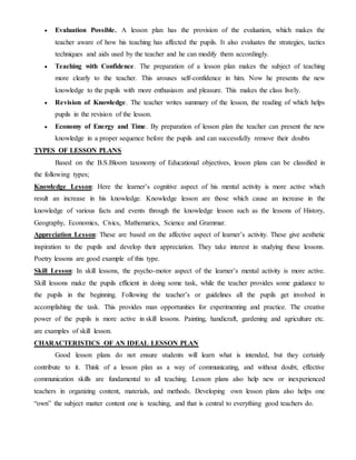 Lesson plan for_teaching_process | DOCX | Educational Assessment ...