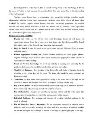 Lesson plan for_teaching_process | DOCX | Educational Assessment ...