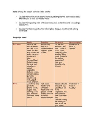 Lesson plan four | PDF
