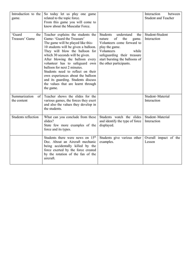 Lesson Plan GAmes.docx | Physics | Science