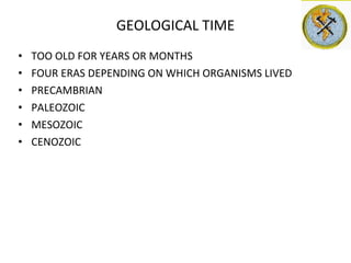 Lesson plan geology | PPT