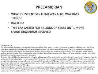 Lesson plan geology | PPT