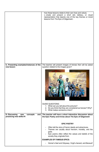 LESSON PLAN GILGAMESH .............................. | DOCX