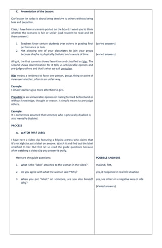 DETAILED LESSON PLAN IN ENGLISH GRADE 10 | DOC