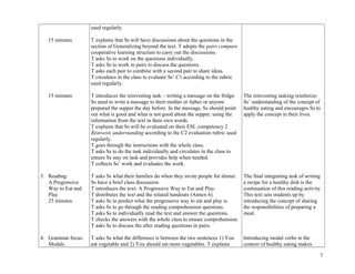 Lesson plan healthy eathing | PPT