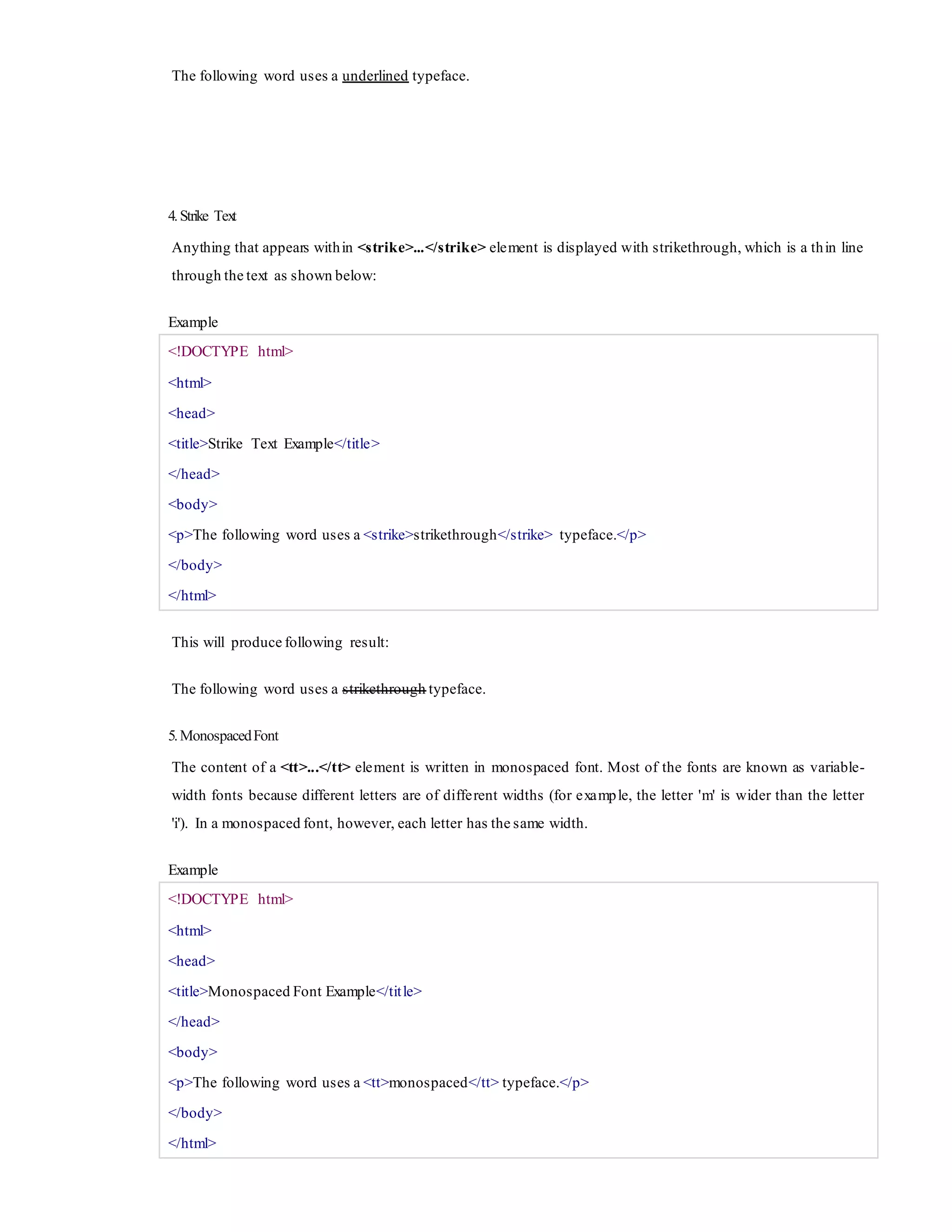 Lesson plan htmltextformattingtag | DOCX