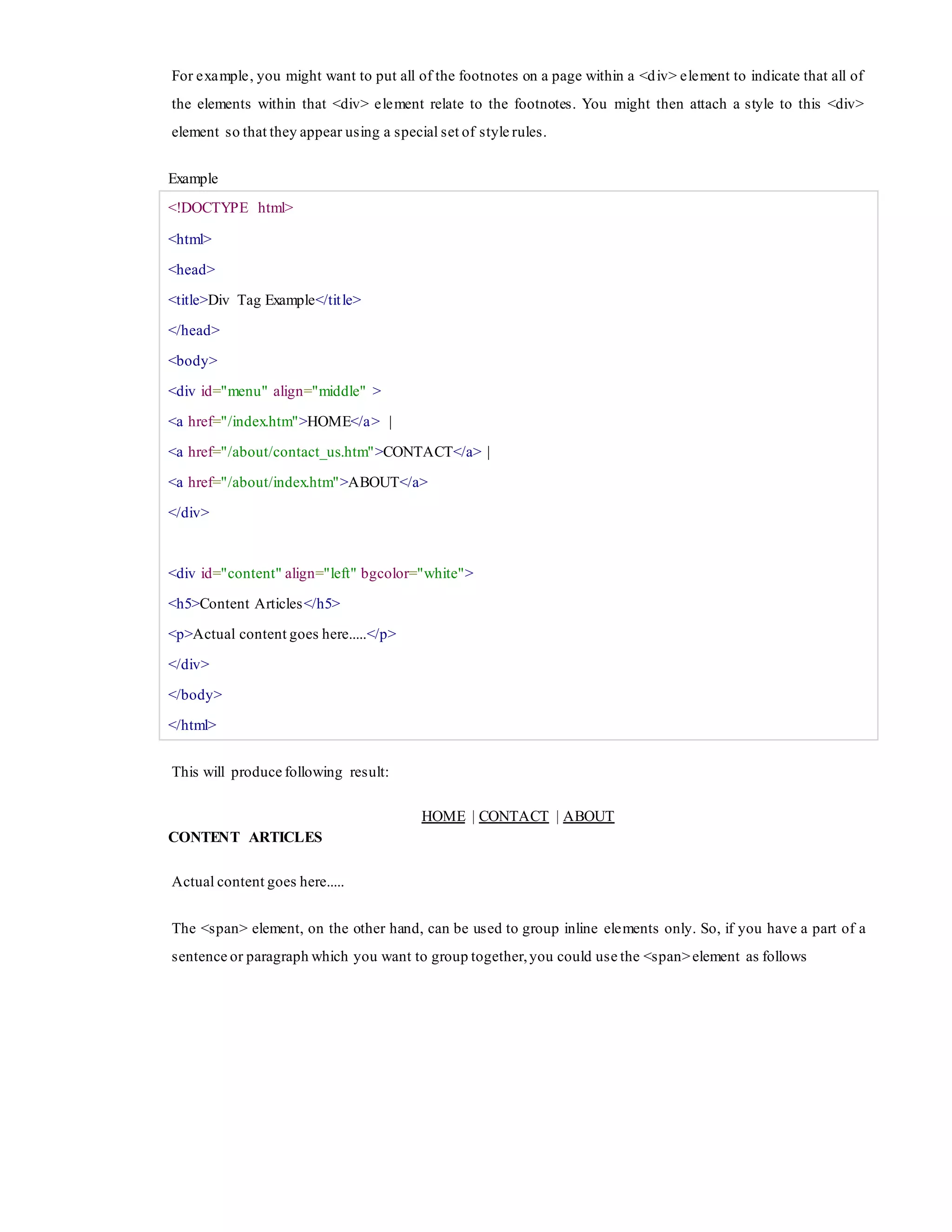 Lesson plan htmltextformattingtag | DOCX
