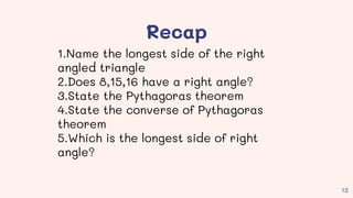 Pythagoras theorem | PPT