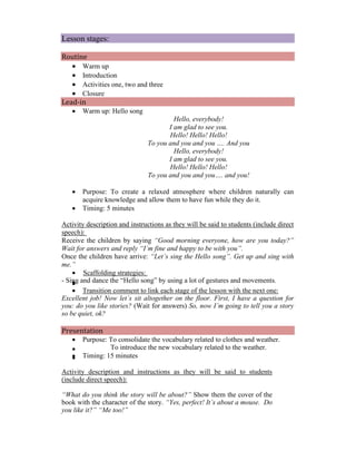 Lesson plan III | PDF