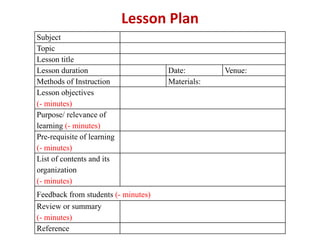 Lesson Plan: Importance and How to Prepare.pptx