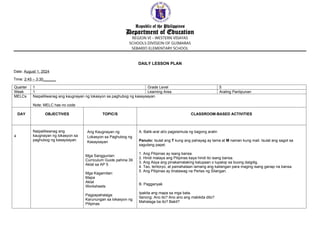 LESSON PLAN IN ARAL. PAN 5 MELC 1 # 1.docx