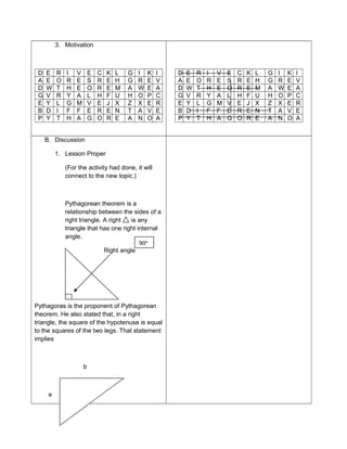 Detailed Lesson Plan | DOC