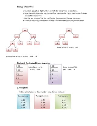 Lesson plan in elementary mathematics five | DOCX