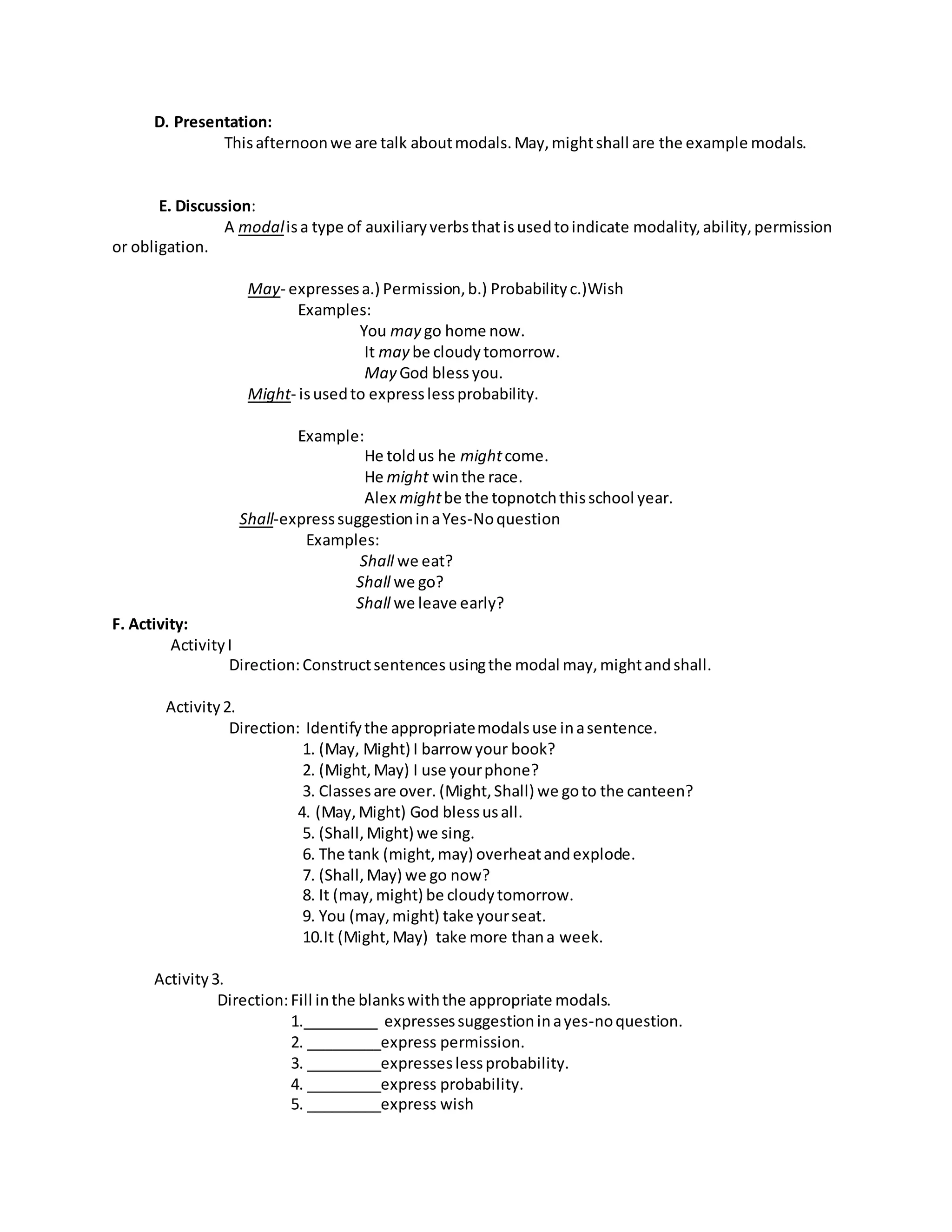 Lesson plan in english | DOCX