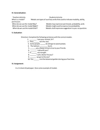 Lesson plan in english | DOCX