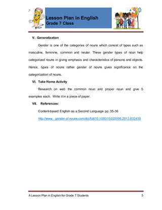 Lesson plan in english | DOCX