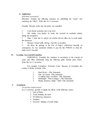 Lesson plan in english 6 | DOCX