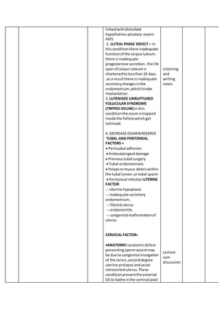 Lesson plan infertility | DOCX