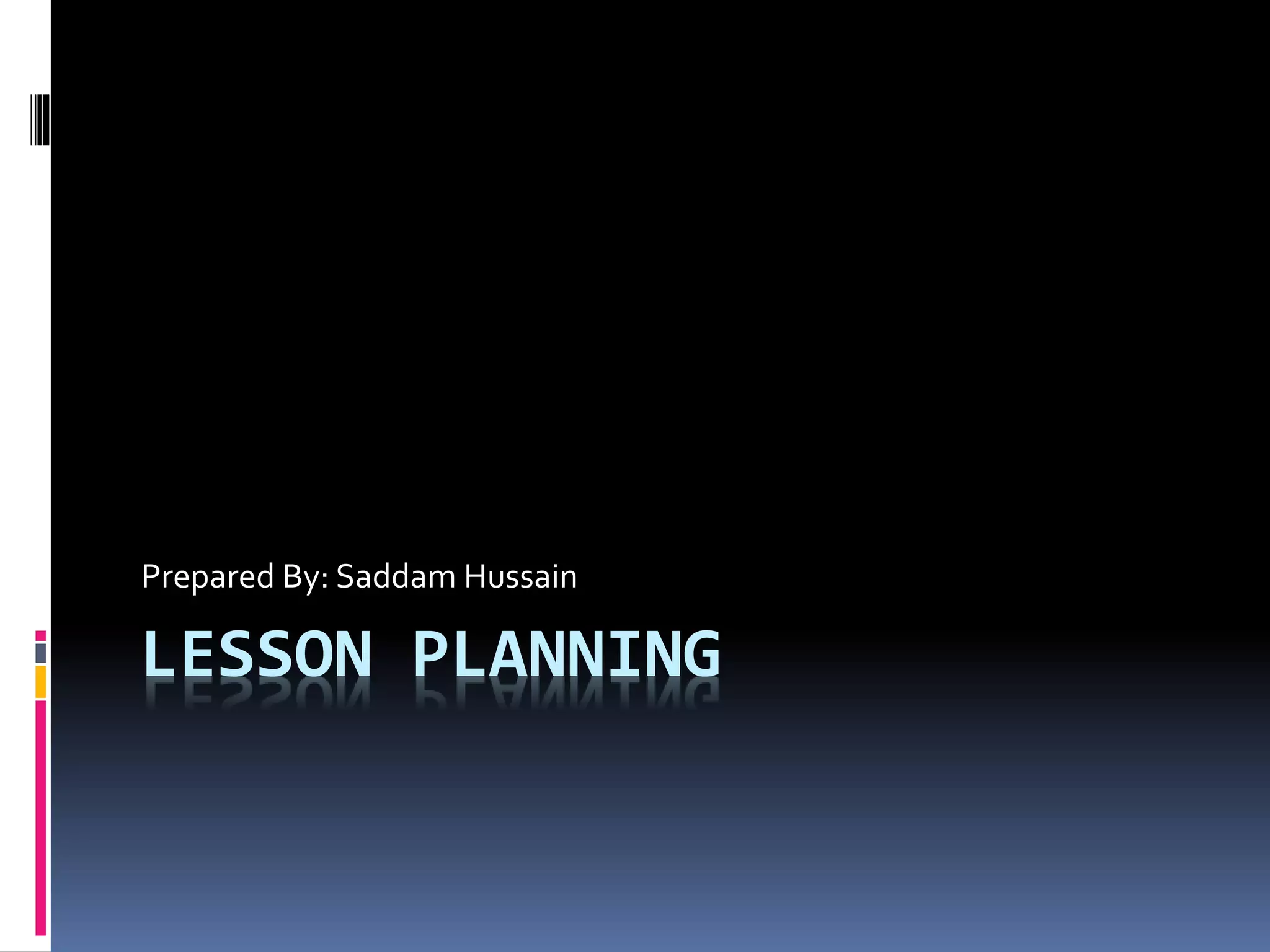 Lesson planing | PPT