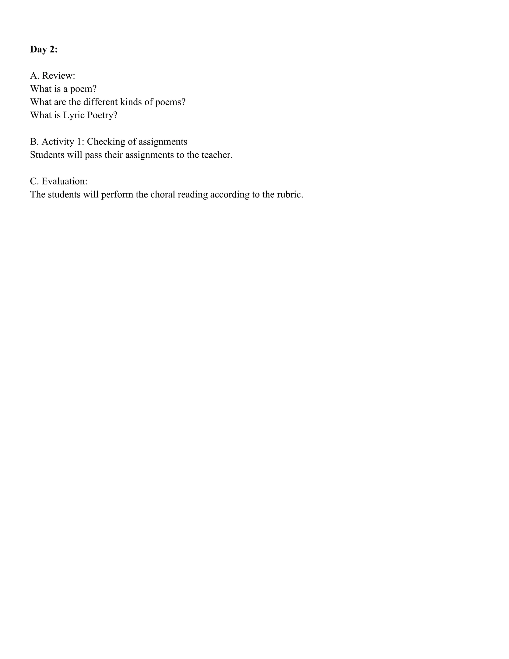 Detailed: Lesson plan in literature for grade 7 students | DOCX