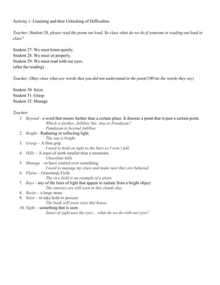 Detailed: Lesson plan in literature for grade 7 students | DOCX