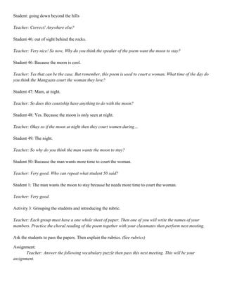 Detailed: Lesson plan in literature for grade 7 students | DOCX