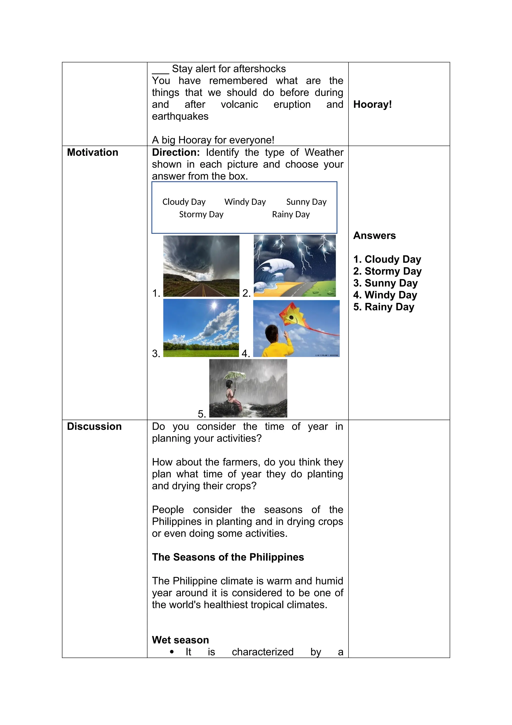 detailed lesson plan in science grade VI | DOCX