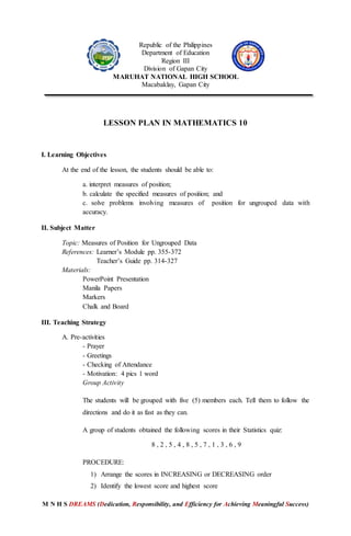 Lesson plan (inset demo) | DOCX