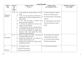 Lesson plan internet safty | DOC | Internet Safety | Parenting