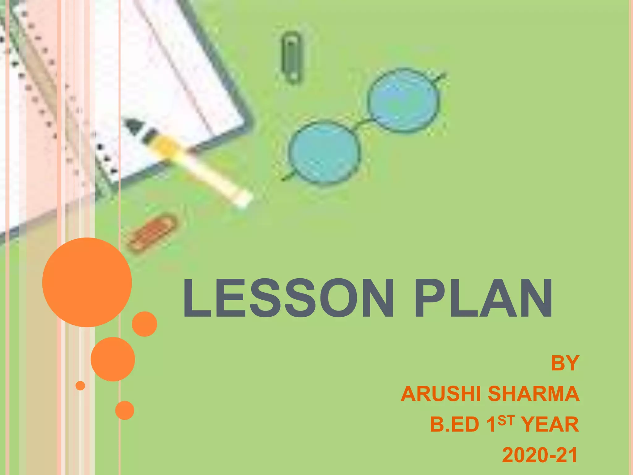 Lesson plan intro | PPT