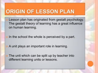 Lesson plan intro | PPT