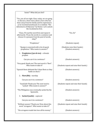 A Detailed Lesson Plan in World Literature | DOCX
