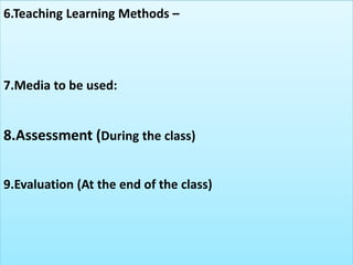 lessonplan JTR.pptx For medical education | PPTX