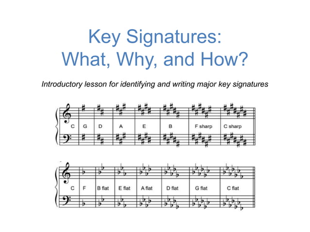 Lesson plan key signatures me 311 | PPT