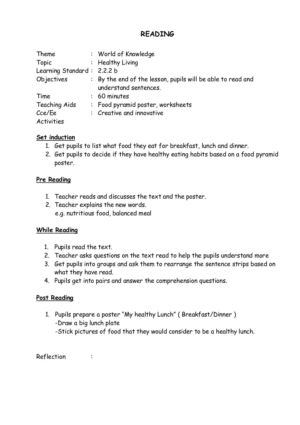 Lesson Plan Kssr Year 4 lesson-plan-kssr-year-4